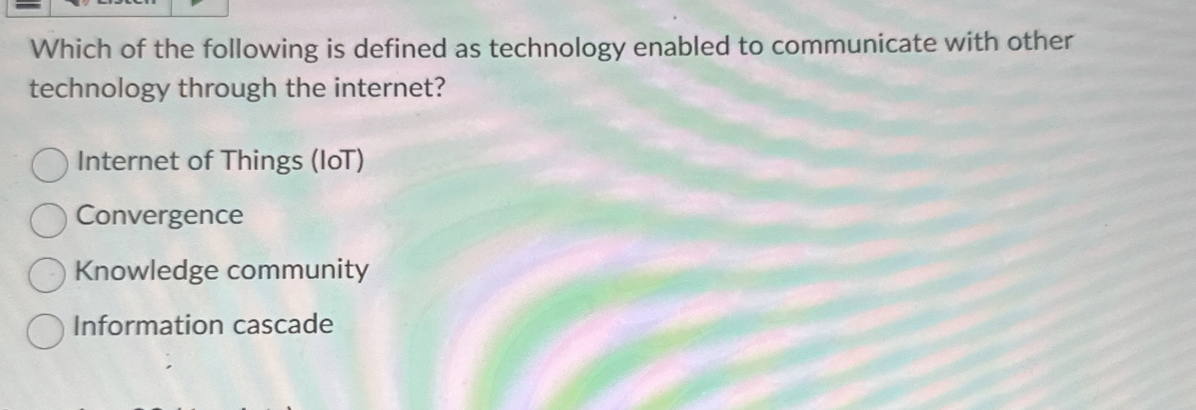 Solved Which of the following is defined as technology | Chegg.com