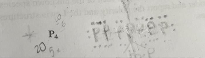 Solved what is the lewis structure for p4 and show resonance | Chegg.com