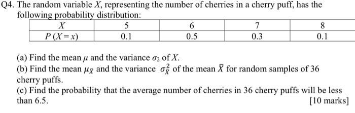 Solved The random variable X, representing the number of | Chegg.com