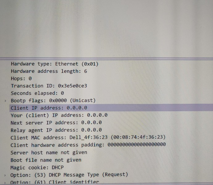 Solved Expand the Bootstrap Protocol section of the DHCP | Chegg.com