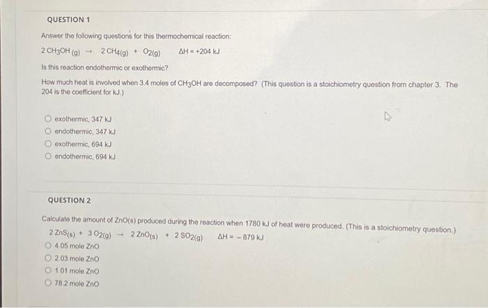 Solved QUESTION 1 Answer the following questions for this | Chegg.com