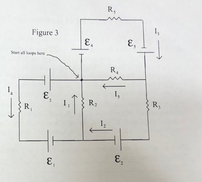 Solved complicated multi-loop circuit having 5 EMF sources | Chegg.com