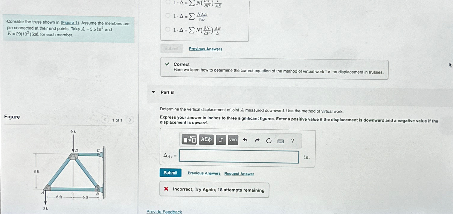 Solved Consider the truss shown in (Figure 1). ﻿Assume the | Chegg.com