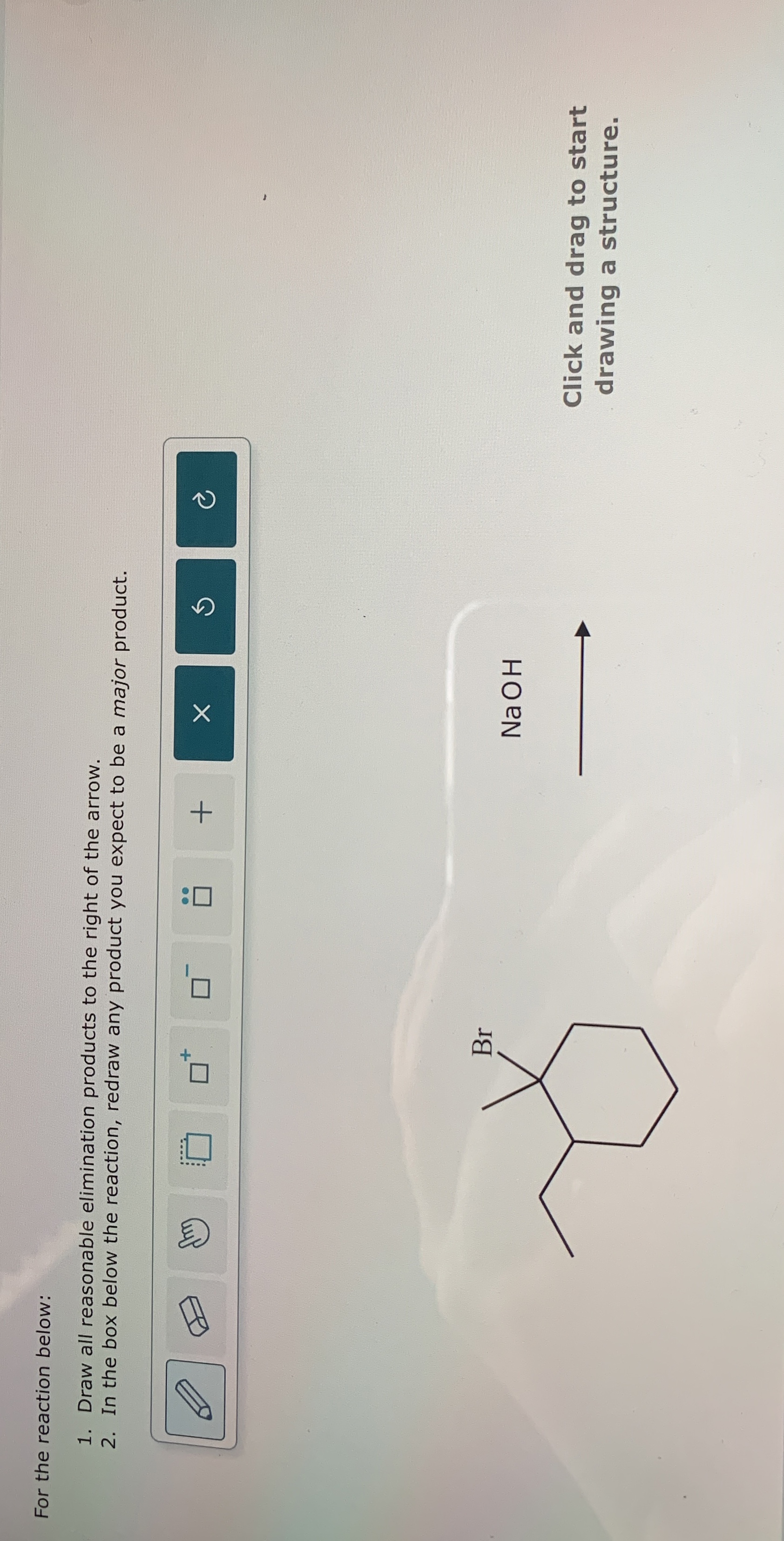 Solved For the reaction below:Draw all reasonable | Chegg.com