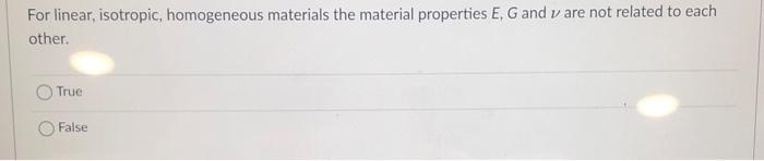 Solved For linear, isotropic, homogeneous materials the | Chegg.com