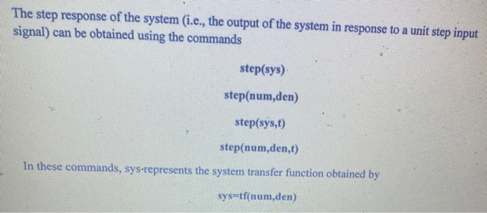 Solved Lab work 3 Consider the 2nd order transfer function, | Chegg.com