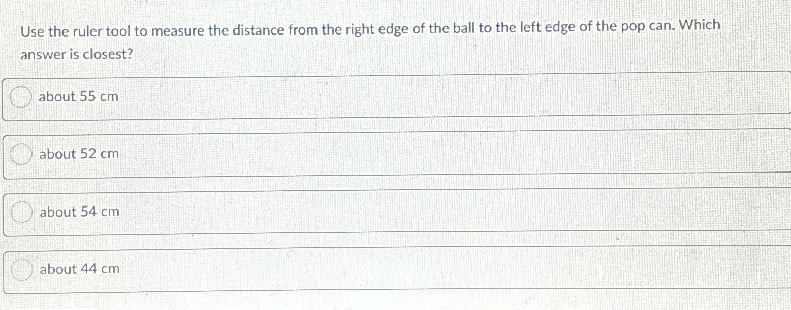 Solved Use the ruler tool to measure the distance from the | Chegg.com