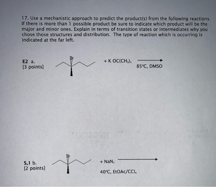 Solved Use a mechanistic approach to predict the product(s) | Chegg.com