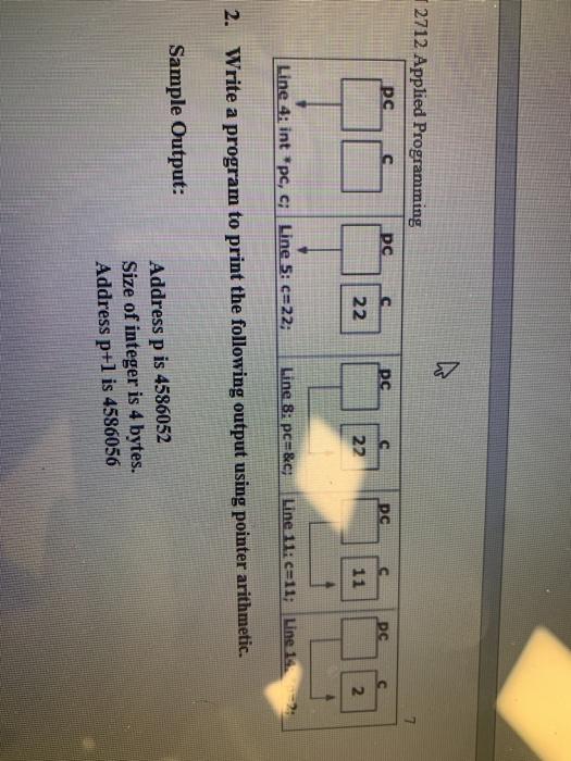 Homework 2: 1. Explain the program above using the | Chegg.com