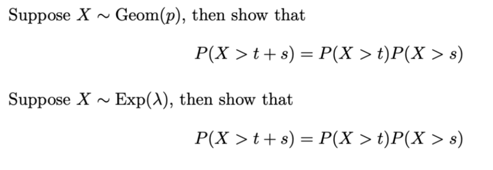 Solved Suppose x∼Geom(p), ﻿then show | Chegg.com