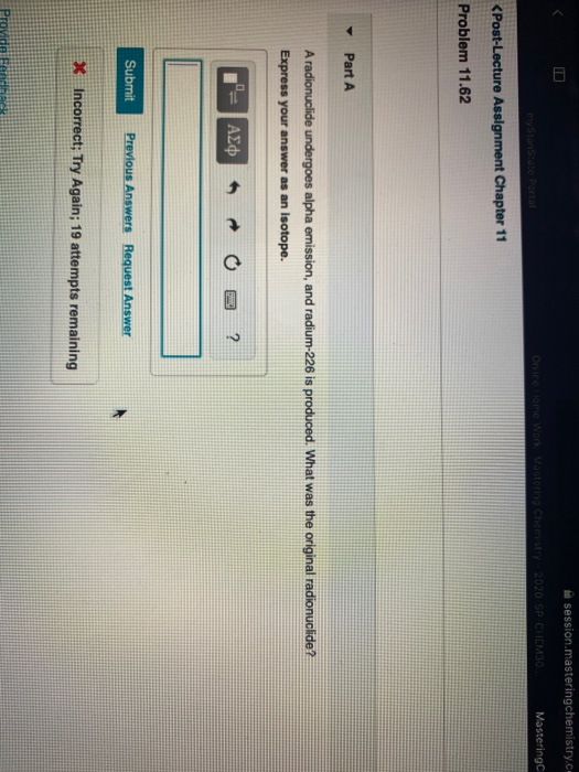 Solved session.masteringchemistry.c Onine tome Work Mosterho | Chegg.com