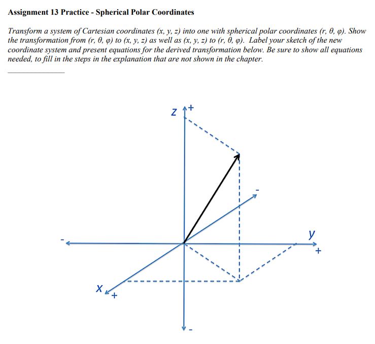 Solved Spherical Polar CoordinatesTransform a system of | Chegg.com