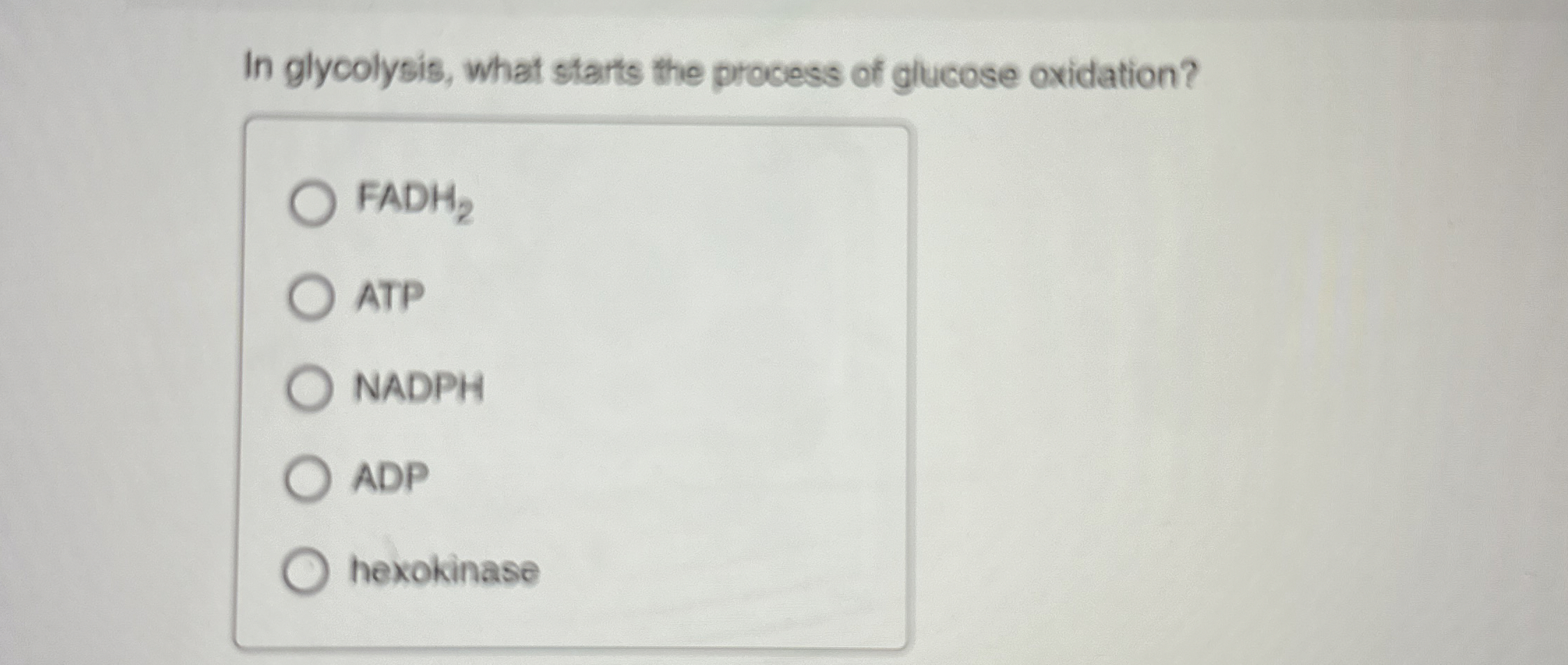Solved In glycolysis, what stants the process of glucose | Chegg.com