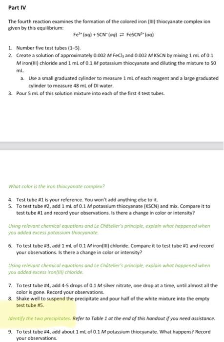 Solved Hi! only need help with identifying the precipitates | Chegg.com