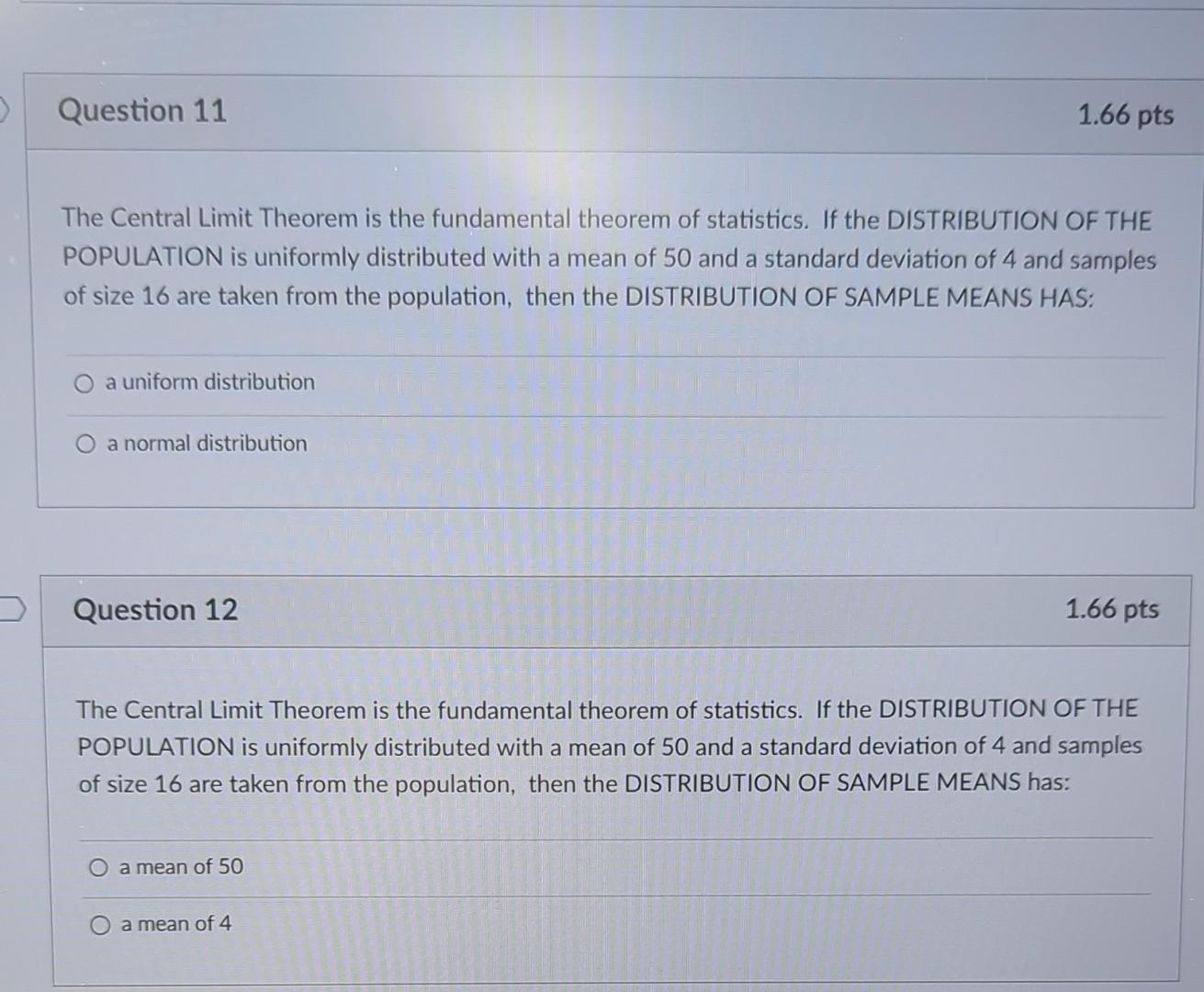 Solved A "flat" distribution would be know to have low | Chegg.com