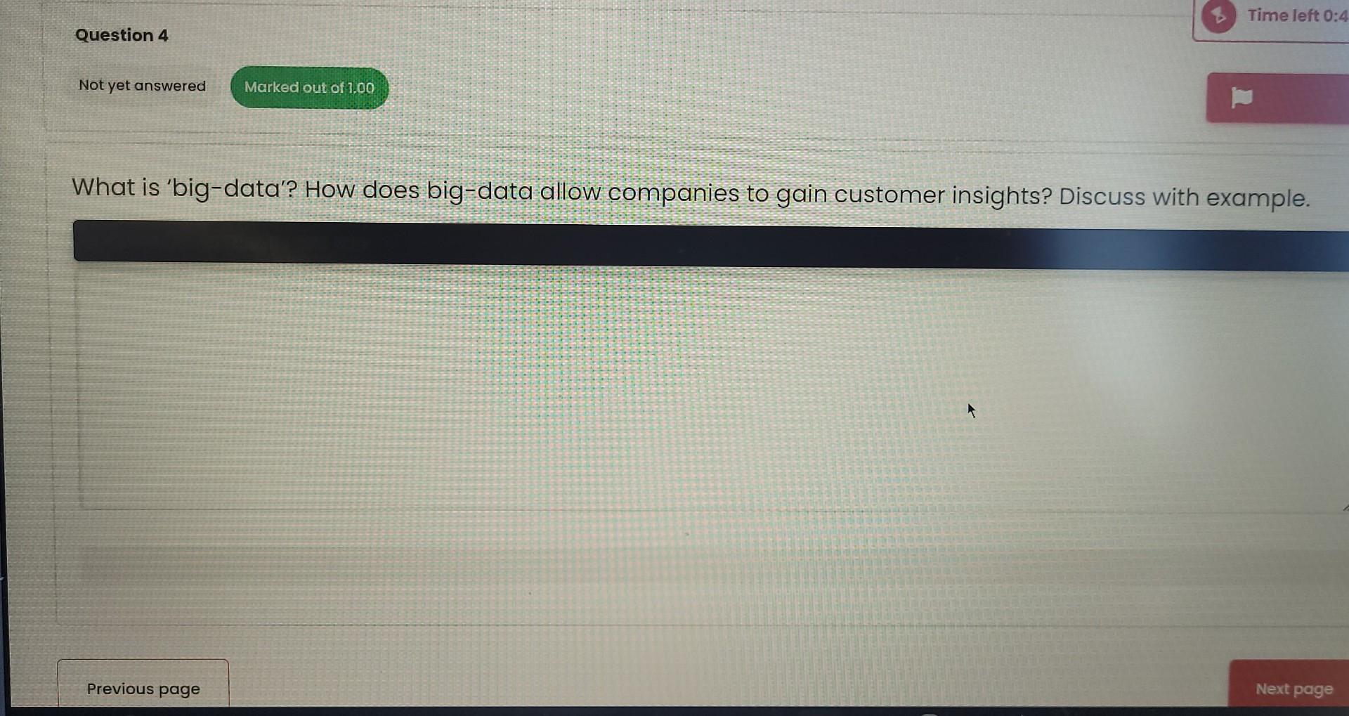 Solved The process of dividing a market into distinct groups | Chegg.com