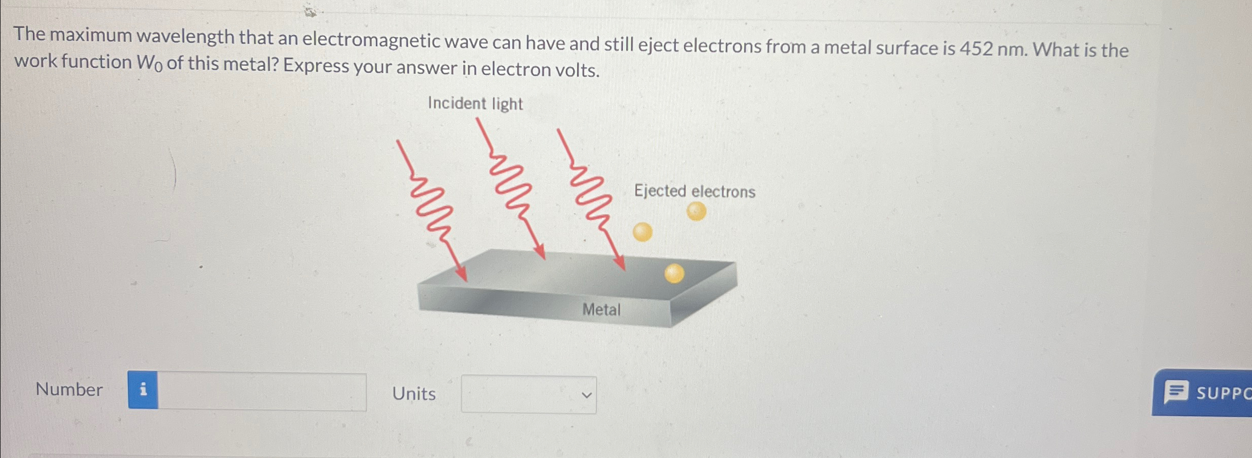 Solved The maximum wavelength that an electromagnetic wave | Chegg.com