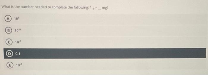 Solved What is the number needed to complete the following: | Chegg.com