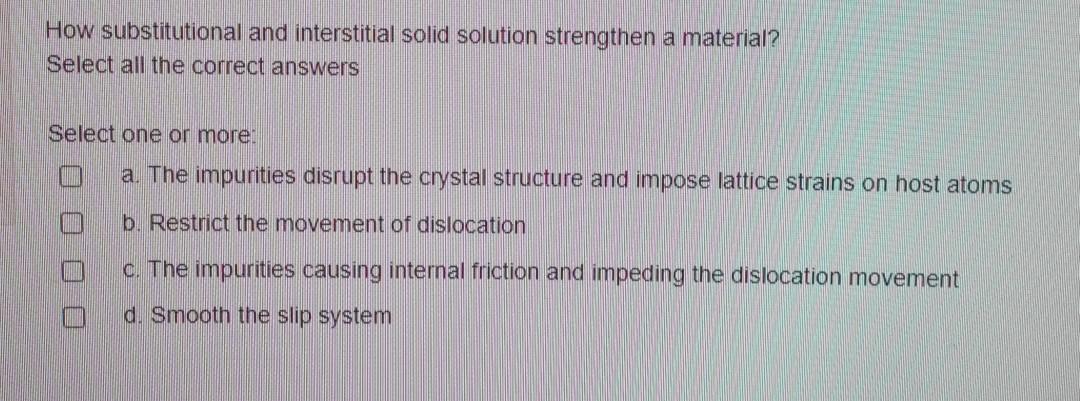 Solved How substitutional and interstitial solid solution | Chegg.com