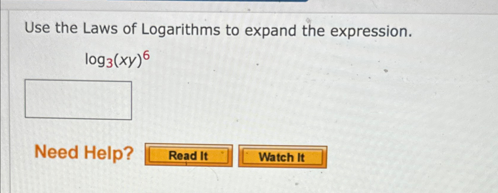 Solved Use the Laws of Logarithms to expand the | Chegg.com