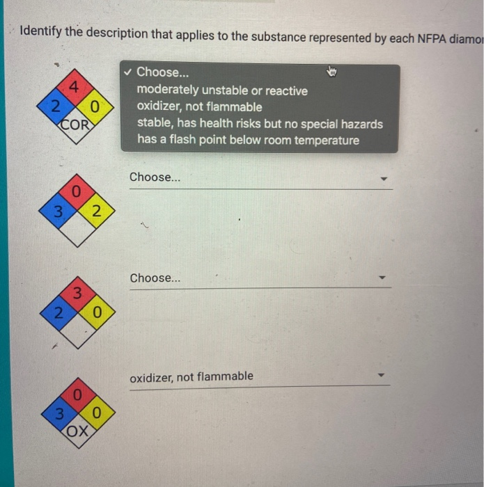 Solved Identify the description that applies to the | Chegg.com