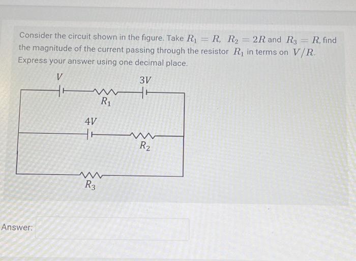 Consider the circuit shown in the figure. Take | Chegg.com