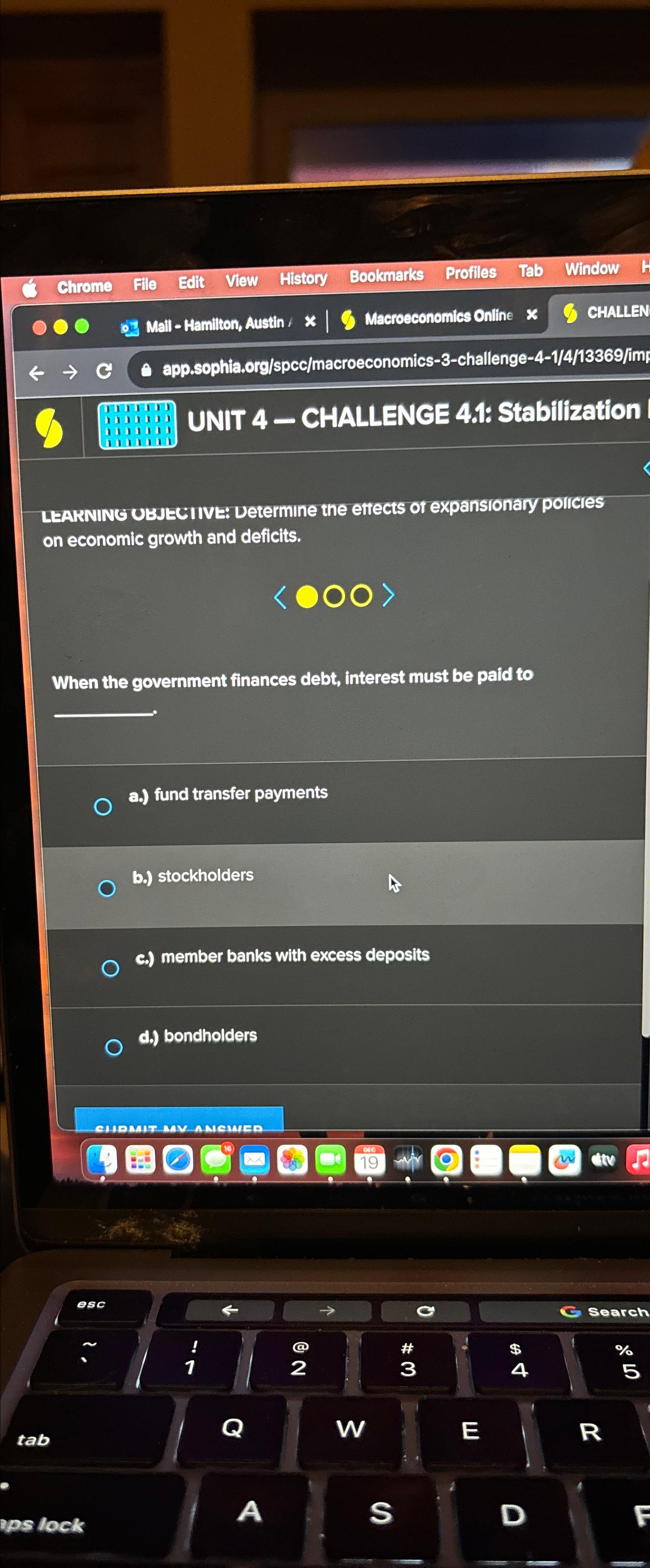 Solved UNIT 4 - ﻿CHALLENGE 41: StabilizationLEARNING | Chegg.com