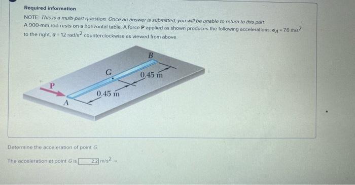 Solved Required information NOTE This is a multi-part | Chegg.com