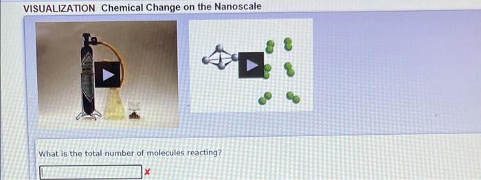 Solved VISUALIZATION Chemical Change on the Nanoscale What | Chegg.com