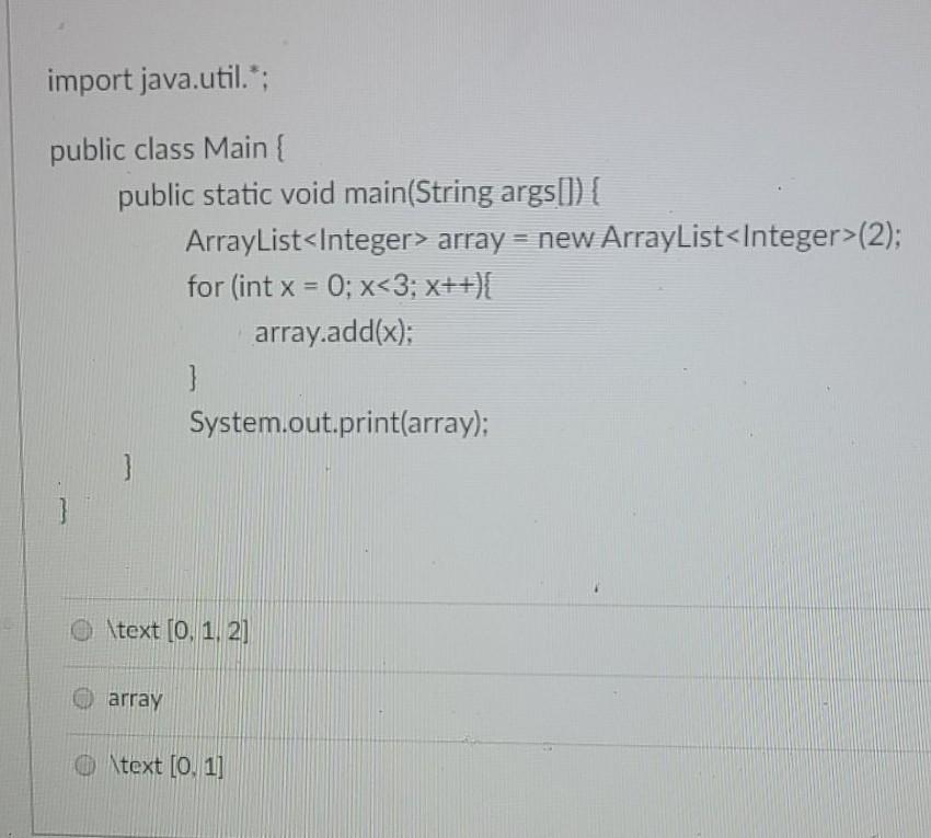 Solved public class Main public static void main(String | Chegg.com
