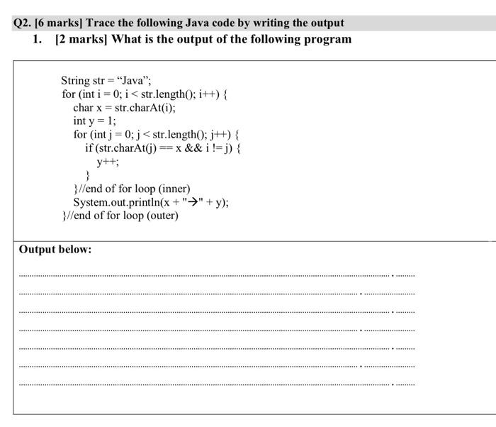 Solved What is the output of the program please answer with | Chegg.com