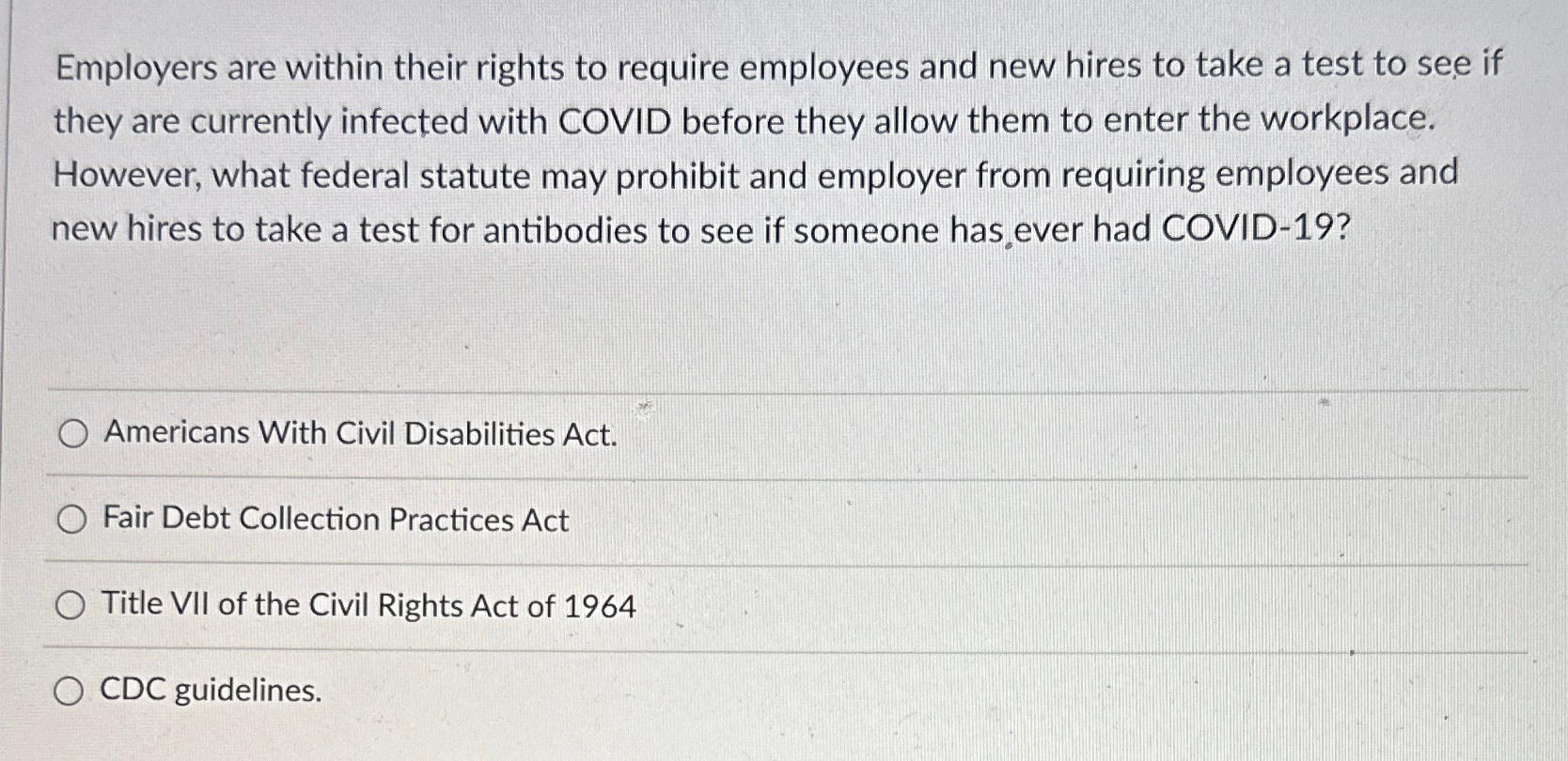 Solved Employers are within their rights to require | Chegg.com