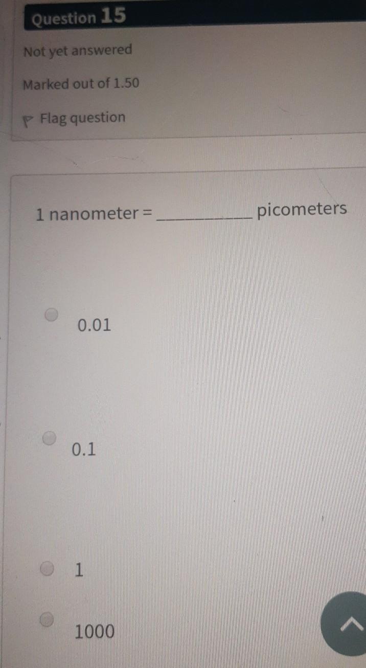 Solved Question 15 Not yet answered Marked out of 1.50 P | Chegg.com