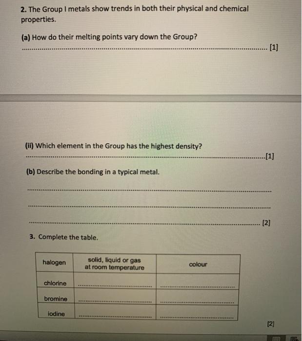 Solved 1. Cobalt is an element in Period 4 of the Periodic | Chegg.com