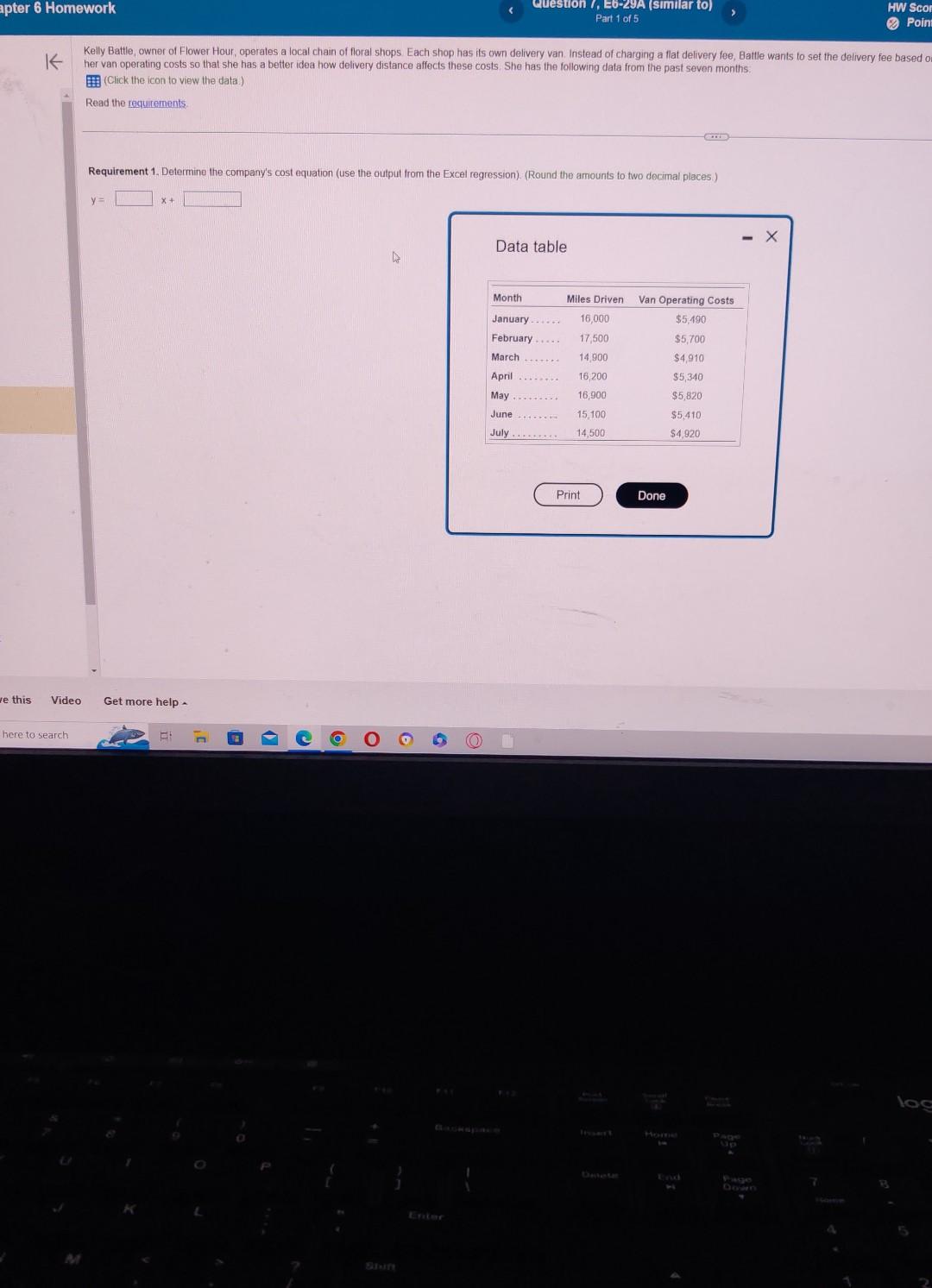 Solved Kelly Battle, owner of Flower Hour, operates a local | Chegg.com
