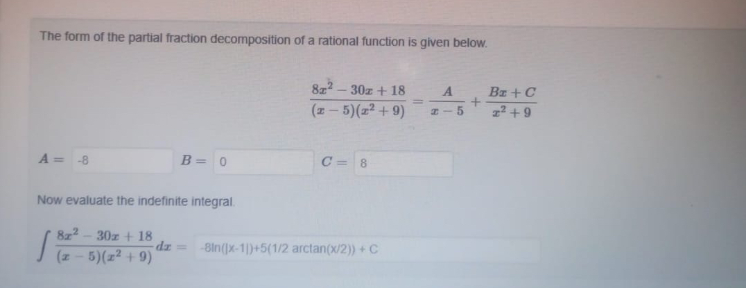 Solved The form of the partial fraction decomposition of a | Chegg.com
