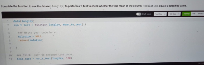 Solved Complete the function to use the dataset, longley, to | Chegg.com