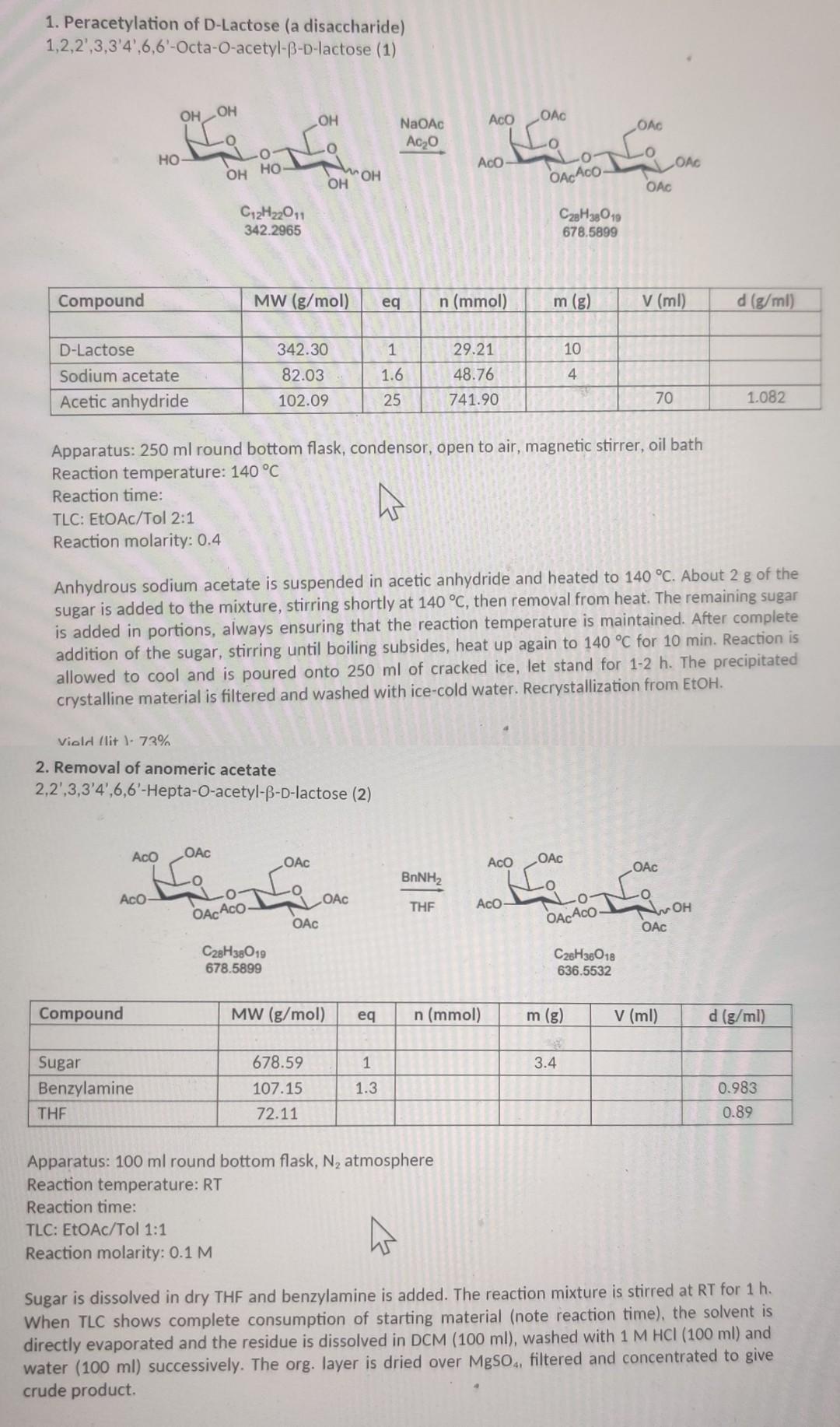 Solved what is the theoretical yield of these two | Chegg.com