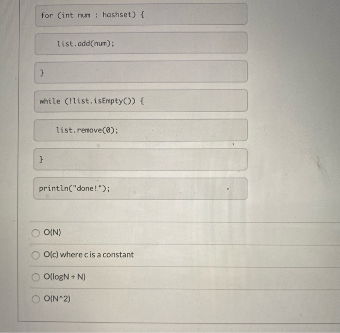 Solved Give a tight bound of the nearest runtime complexity | Chegg.com