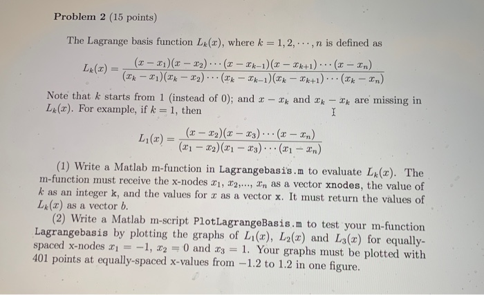 Solved Problem 1 (15 points) I A modified Newton's method to | Chegg.com