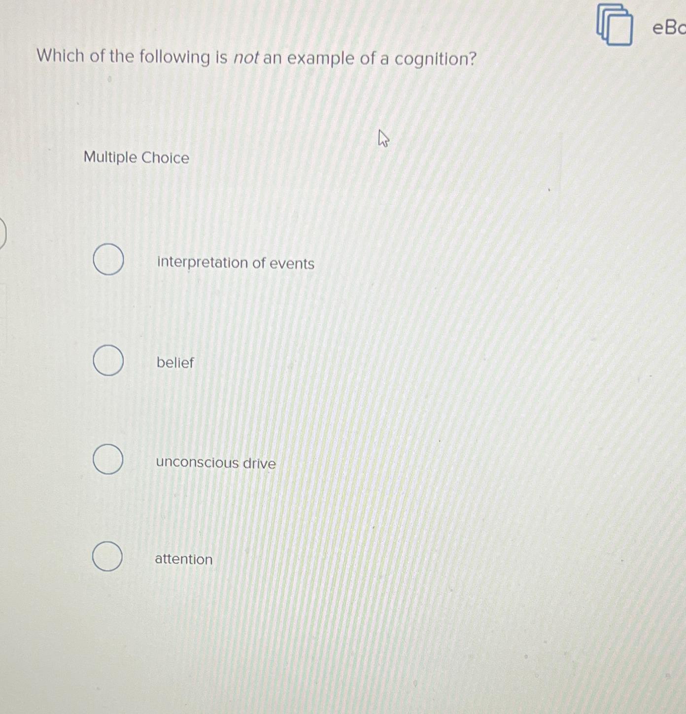 Solved Which of the following is not an example of a | Chegg.com