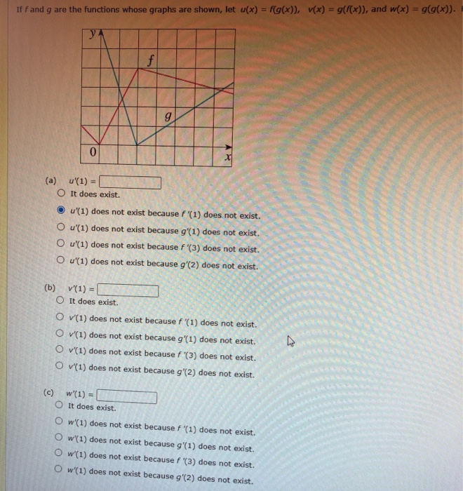 Solved If Fand G Are The Functions Whose Graphs Are Shown 1485