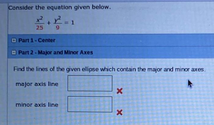 Solved Consider the equation given below. 1 + 25 9 Part 1 - | Chegg.com