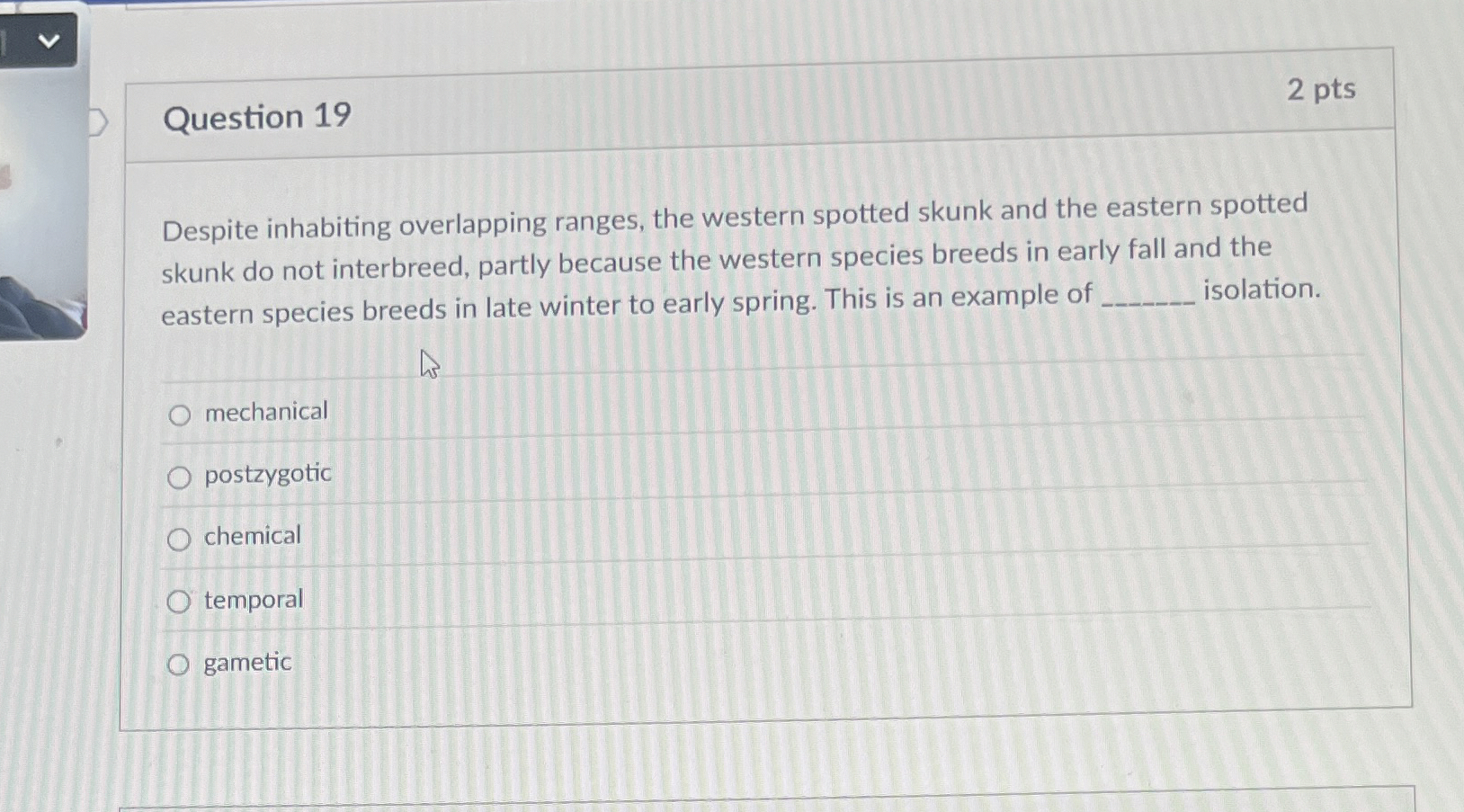 Solved Question 192 ﻿ptsDespite inhabiting overlapping | Chegg.com