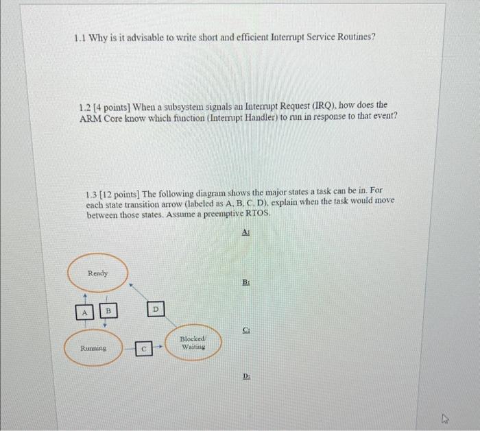 Solved 1.1 Why is it advisable to write short and efficient | Chegg.com