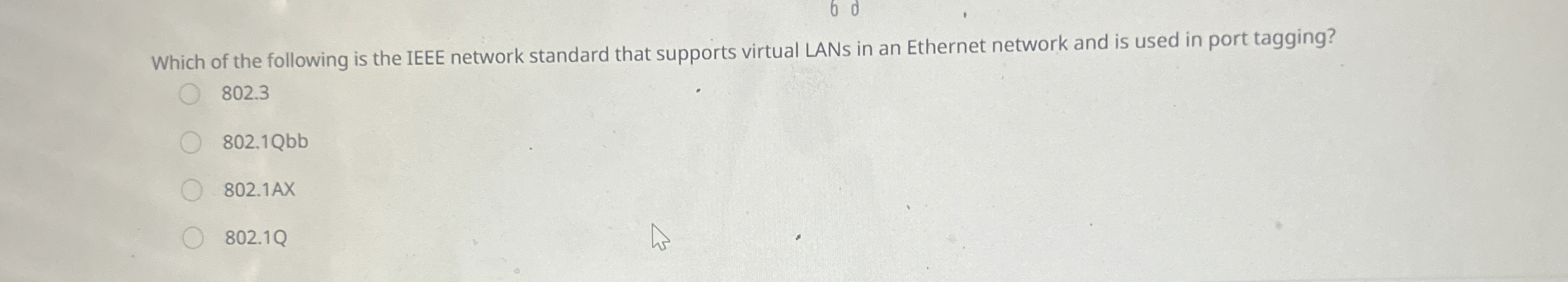 Solved Which of the following is the IEEE network standard | Chegg.com