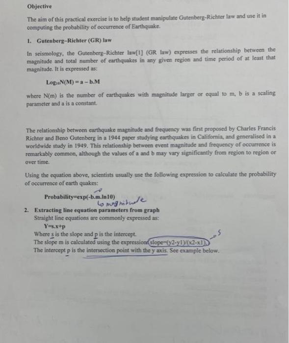 Solved Objective The aim of this practical exercise is to | Chegg.com