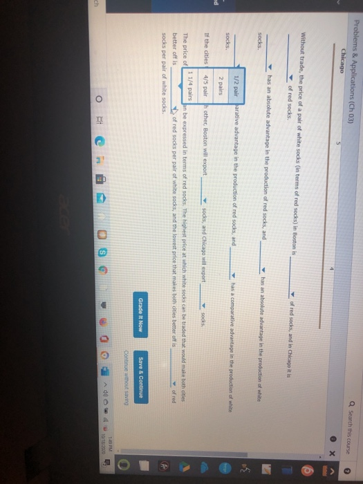 Solved Problems & Applications (Ch 03) The following table | Chegg.com
