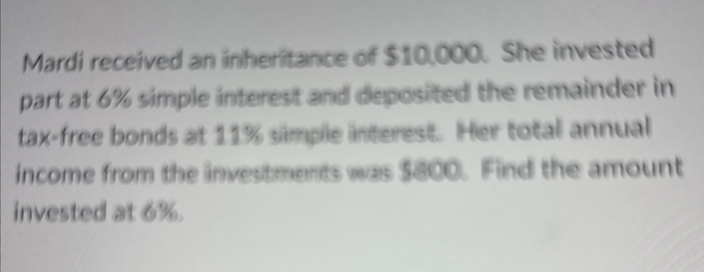 Solved Mardi received an inheritance of $10,000. ﻿She | Chegg.com