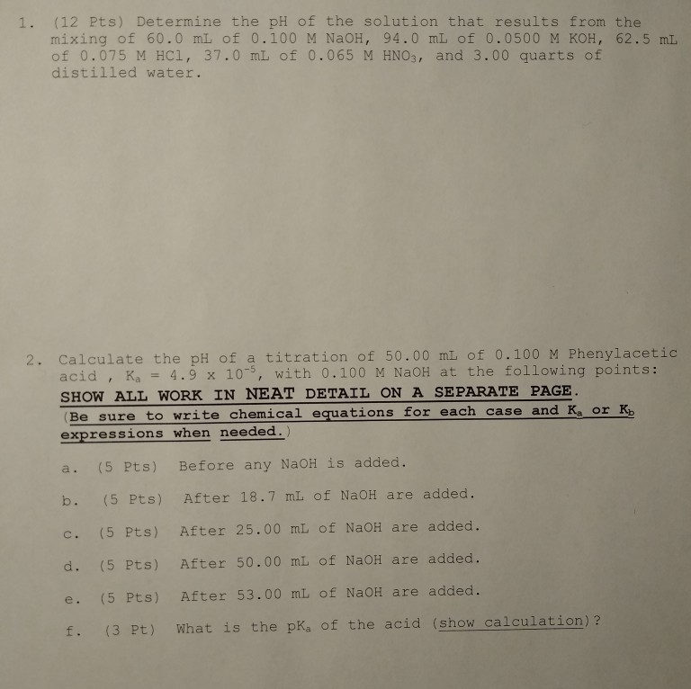 Solved I'm stuck on this problem for my Chemistry homework. | Chegg.com